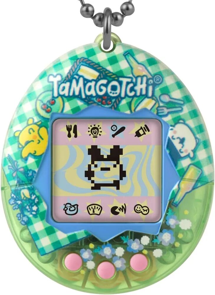 Игрушка Тамагочи Tama Picnic (Bandai) Tamagotchi, электронная игра, унисекс, зеленый