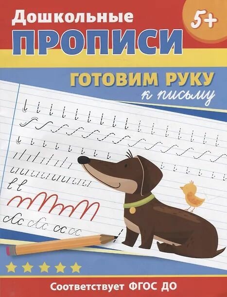 Дошкольные прописи. Готовим руку к письму 5+