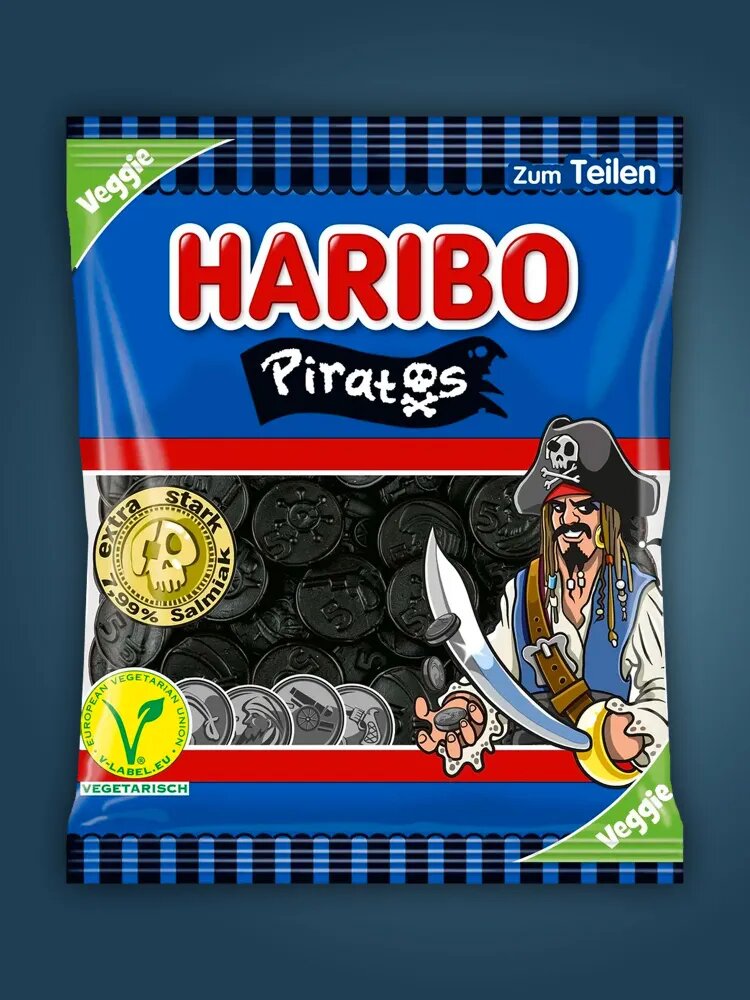Лакричный мармелад HARIBO Piratos (Пираты) 175г Германия