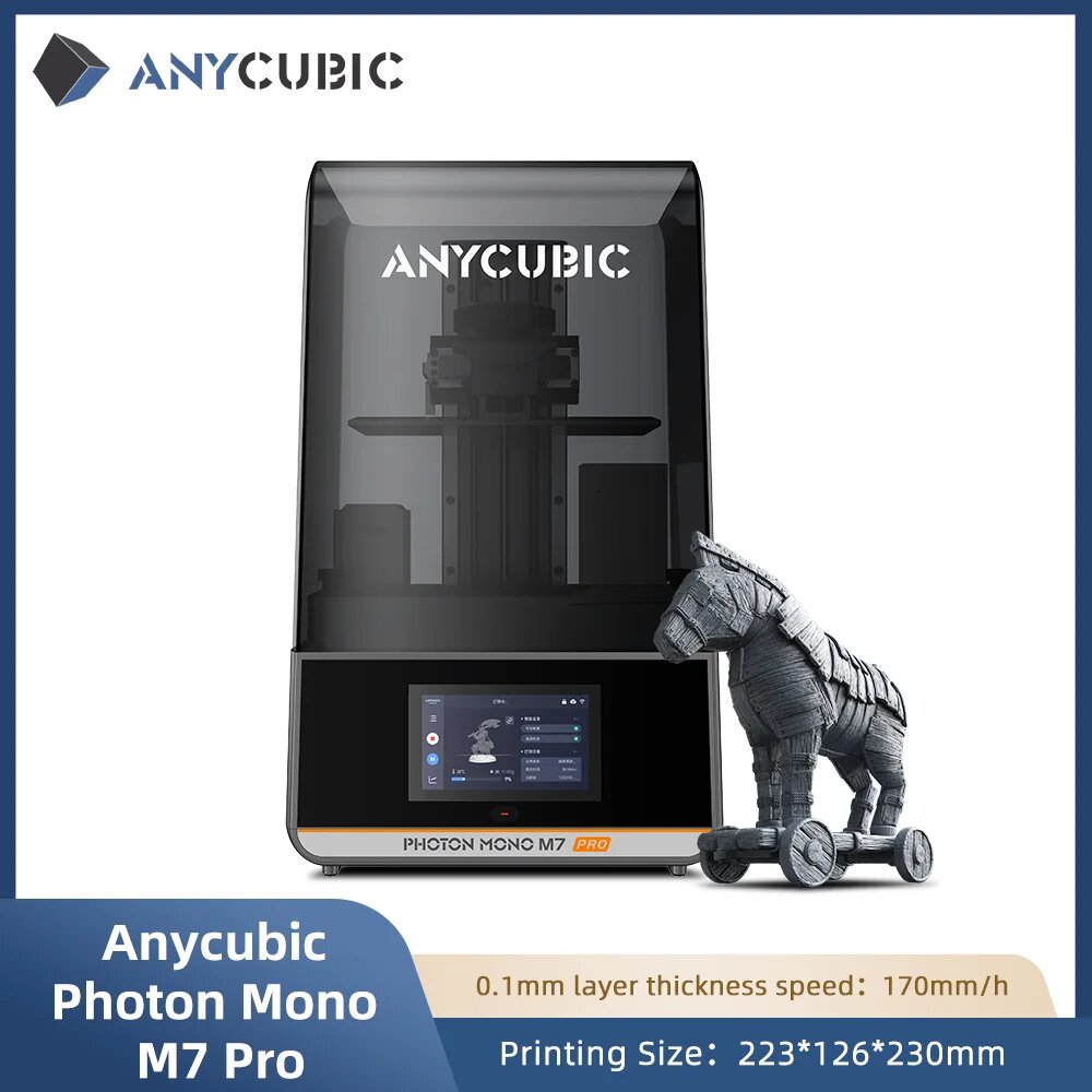 ANYCUBIC DLP SLA LCD смолочный 3D-принтер Photon Mono 2, M5s Pro, 14K Photon Mono M7 Pro, M7, Photon P1, Wash and Cure 3, 3 Plus, Max