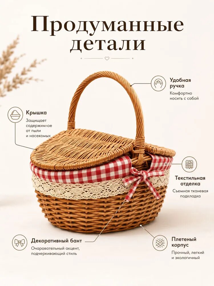 Корзина для пикника на 4 перс.