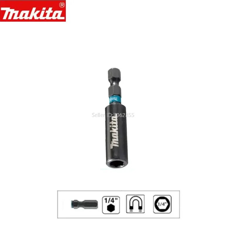 Магнитный битодержатель E-08785 1/4" 60mm для шуруповерта — фото 1