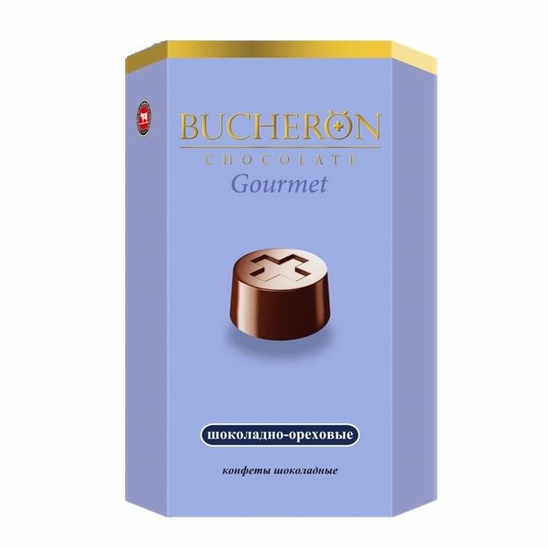 BUCHERON Конфеты Gourmet, с шоколадно-ореховым вкусом, 130 г, 1 шт.