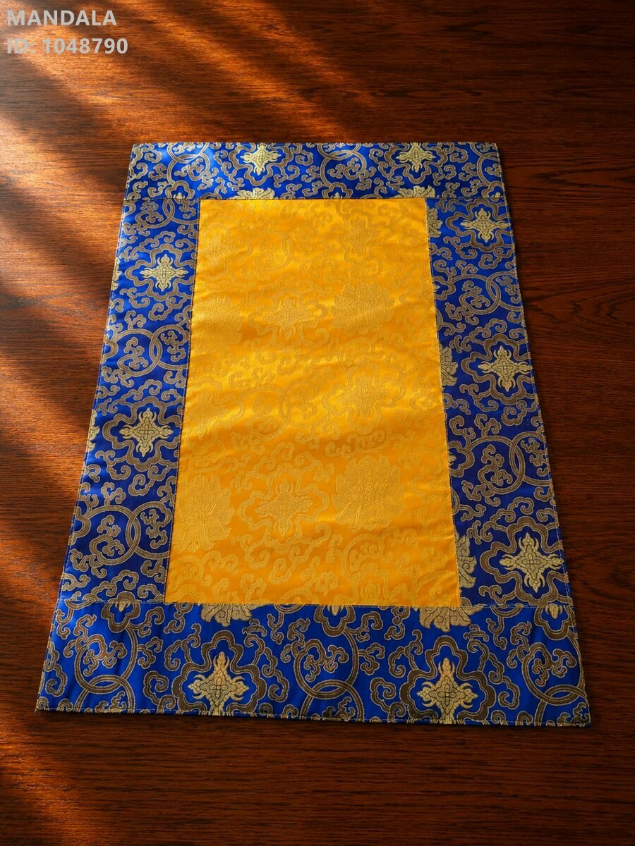 Скатерть для буддийского алтаря с буддийским орнаментом, 50x70 см