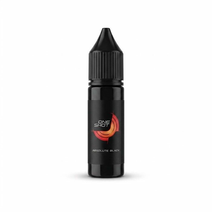 Absolute black 15 мл - Тату краска One Shot — фото 1