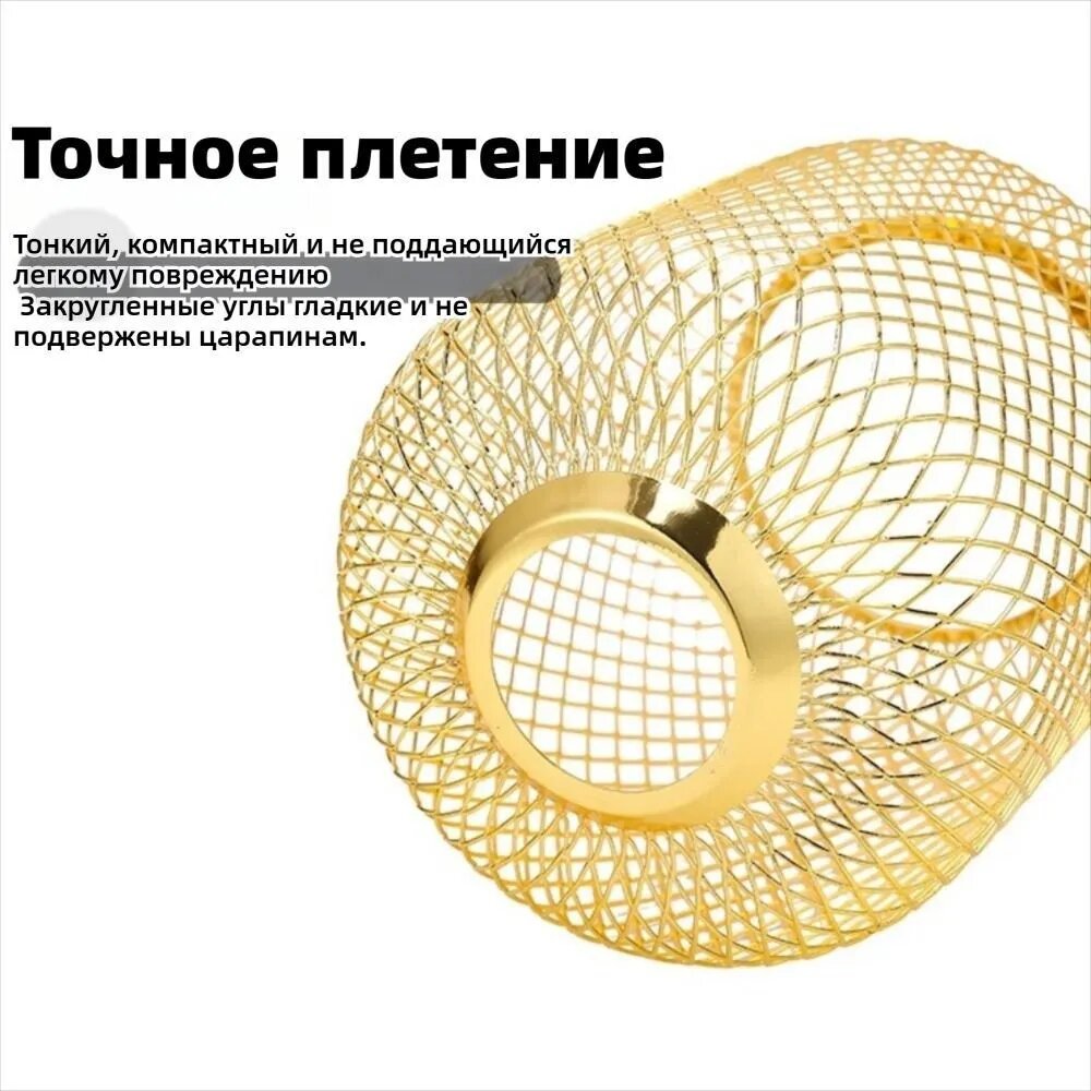 Абажур из металла, 130x130x150 мм, Цвет товара, для кухни, производства Китай — фото 1