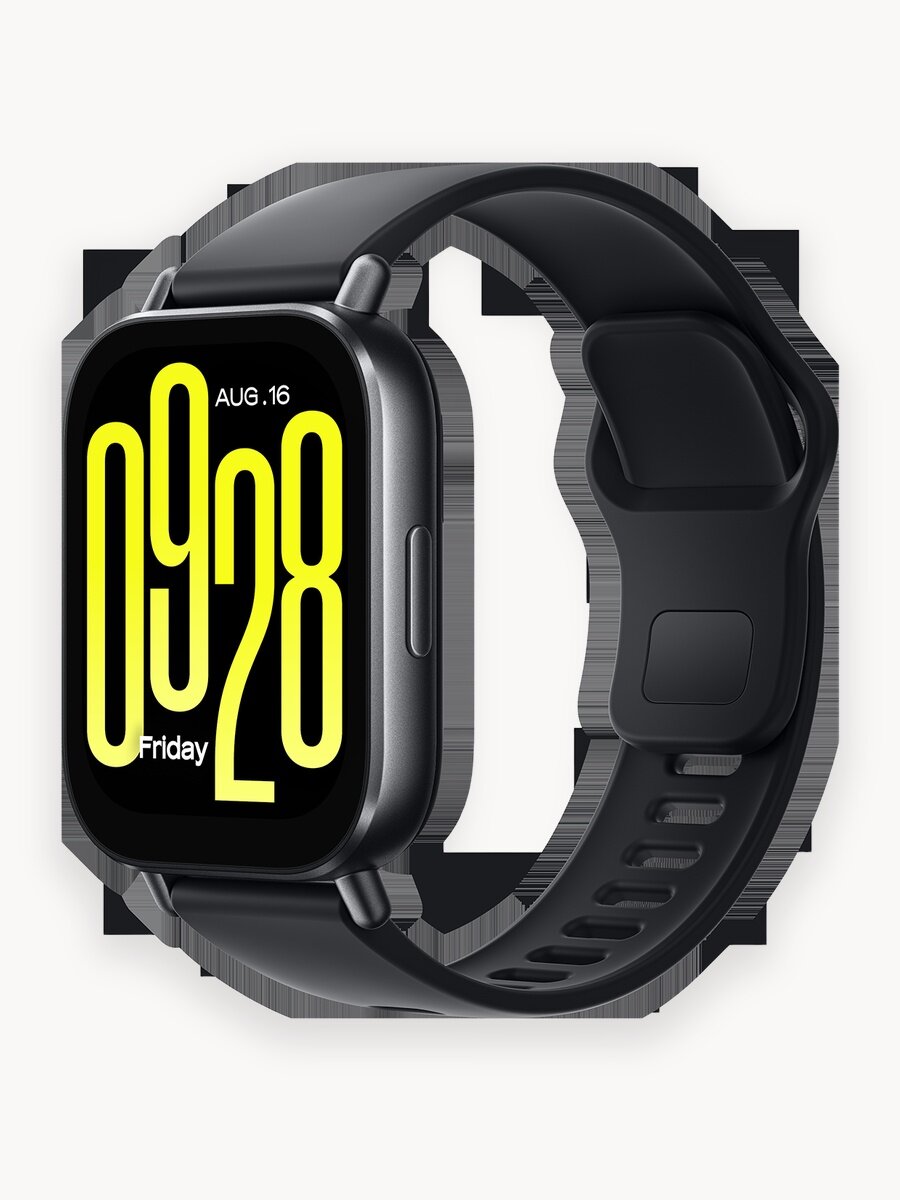 Часы Redmi Watch 5 Active, мониторинг пульса, влагозащита, 470 мАч, черный