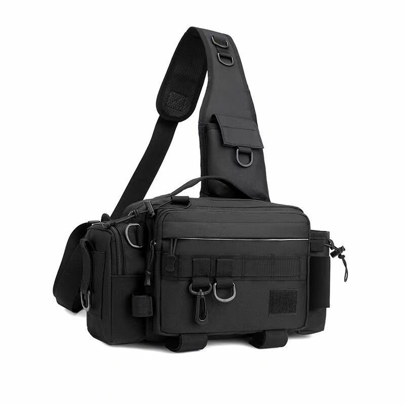 Рыболовный рюкзак JEEP X976, нейлон, водонепроницаемый, черный