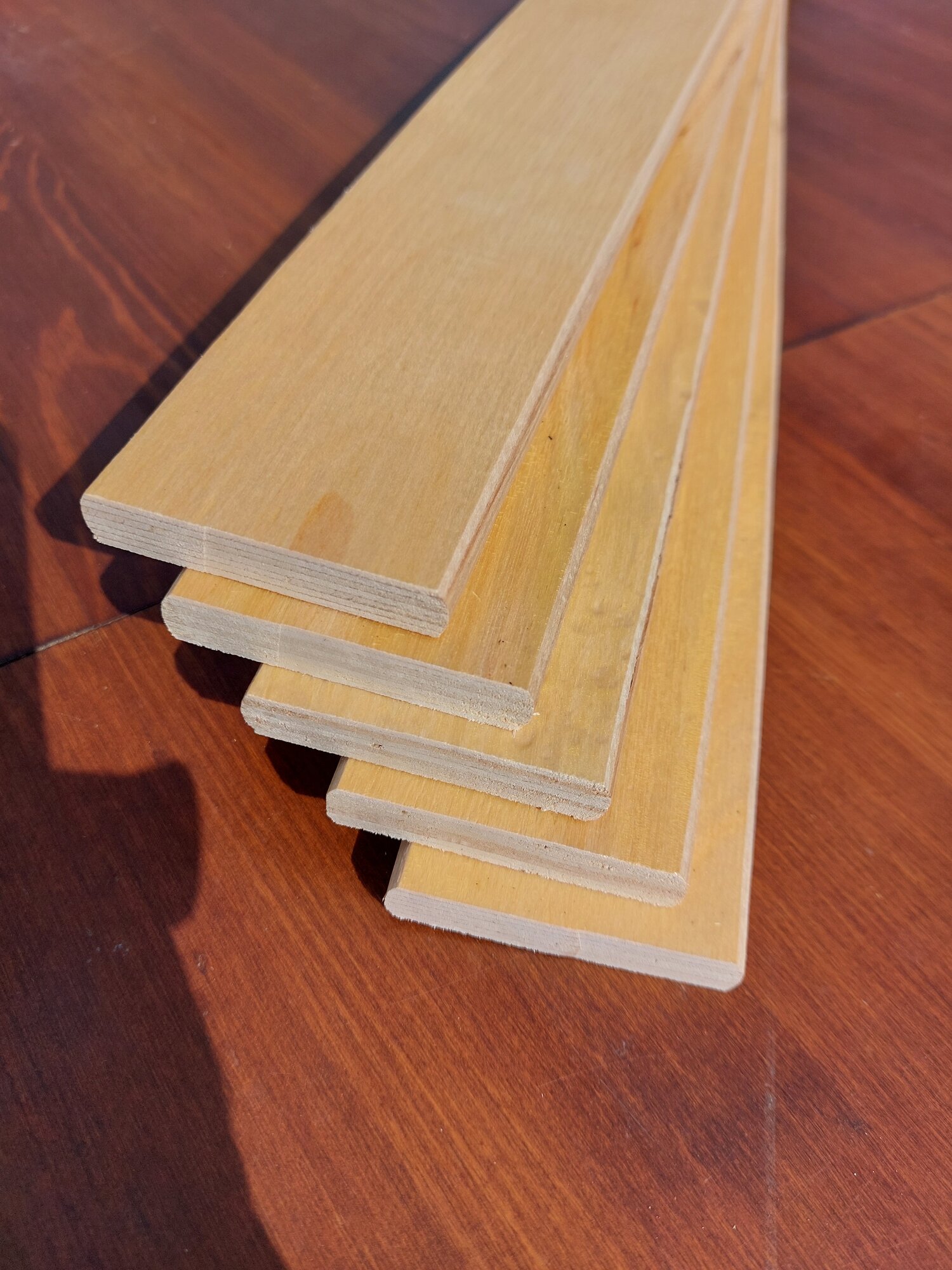 Ламели для дивана 640 63 8мм комплект 4шт. изготовлены из крепкого берёзового шпона