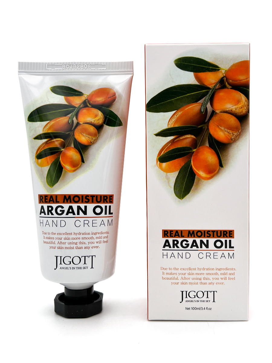 Jigott Real Moisture Argan Oil Hand Cream Крем для рук с аргановым маслом, 100 мл