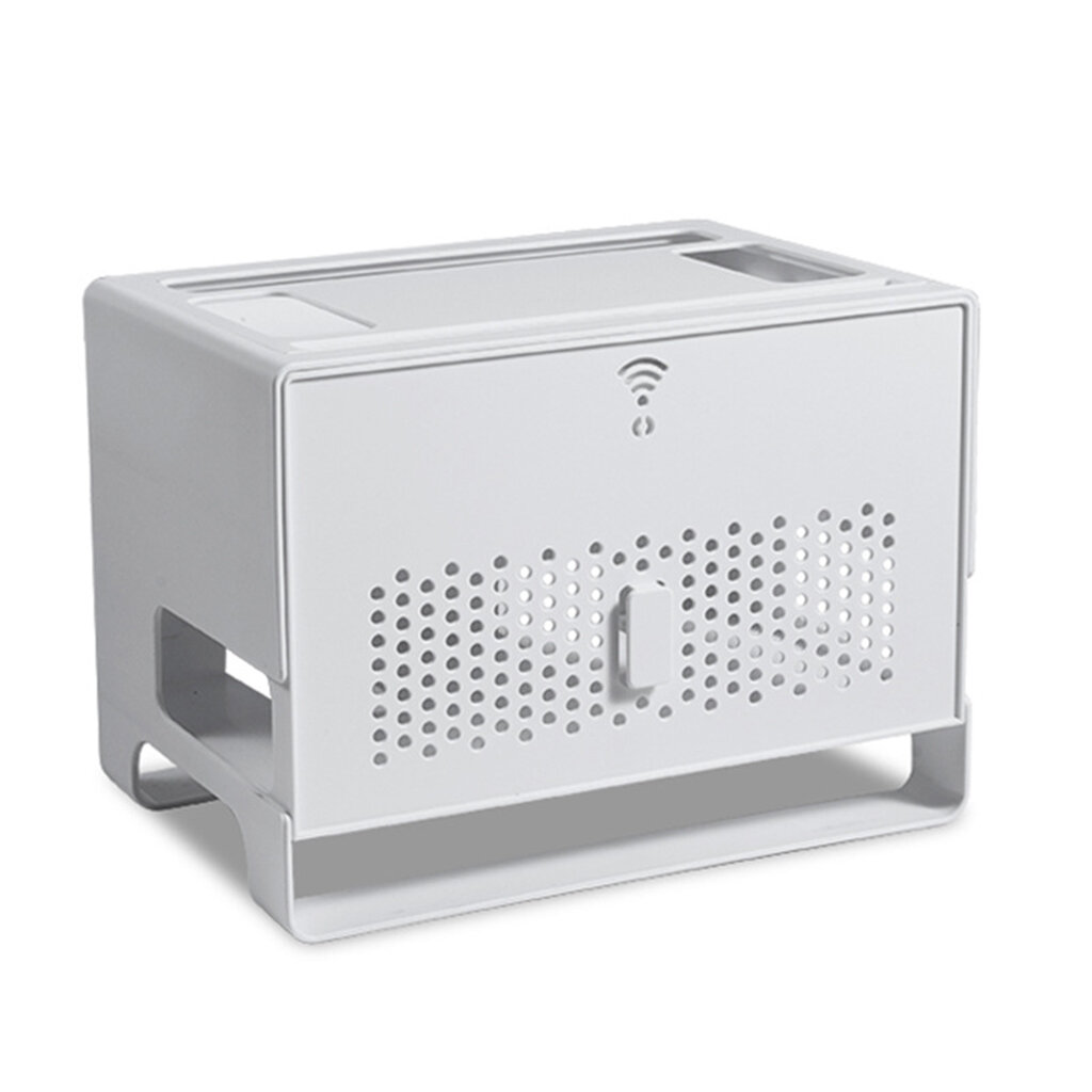 Органайзер для проводов Wi-Fi роутера и розеток с двухслойной полой конструкцией и функцией охлаждения