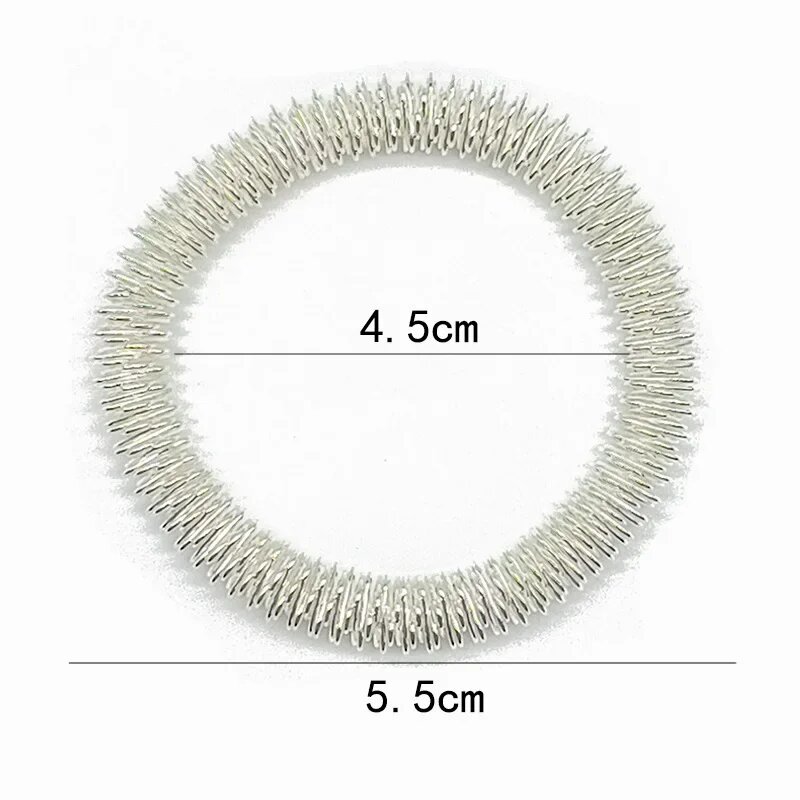 Акупрессурные кольца для массажа запястий, браслеты для беспокойства, игрушки для аутизма, расслабляющий инструмент для массажа рук, красочные мини-весенние дропшиппинг