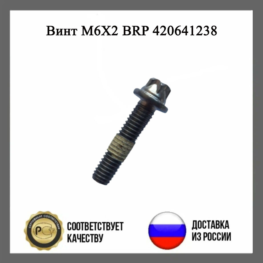 Винт M6X2 BRP 420641238