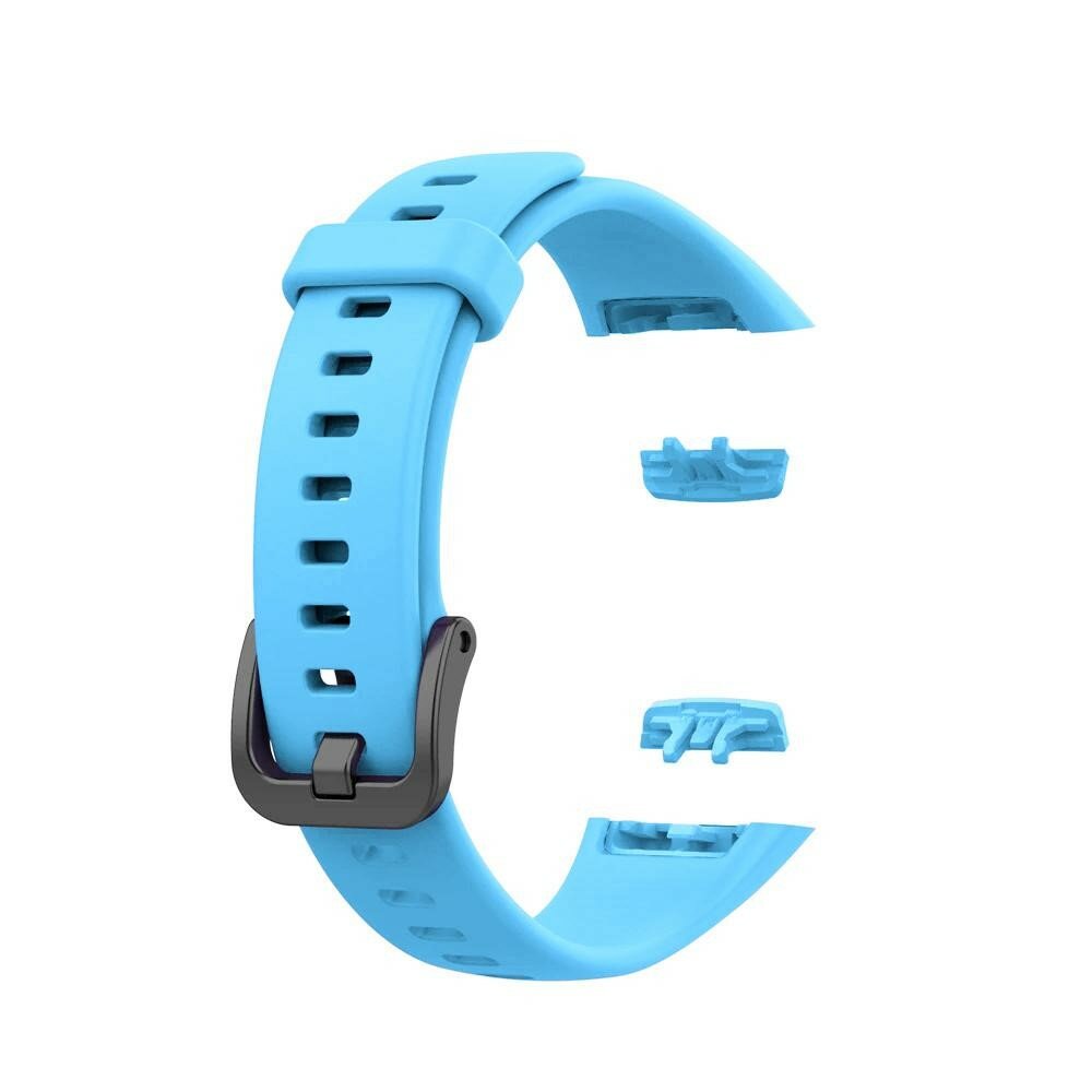 Ремешок силиконовый для умных часов Huawei Honor Band 6 голубой