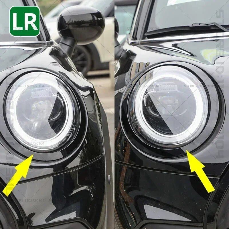 Накладка на фару Mini Cooper F55/F56/F57, Black Left and Right