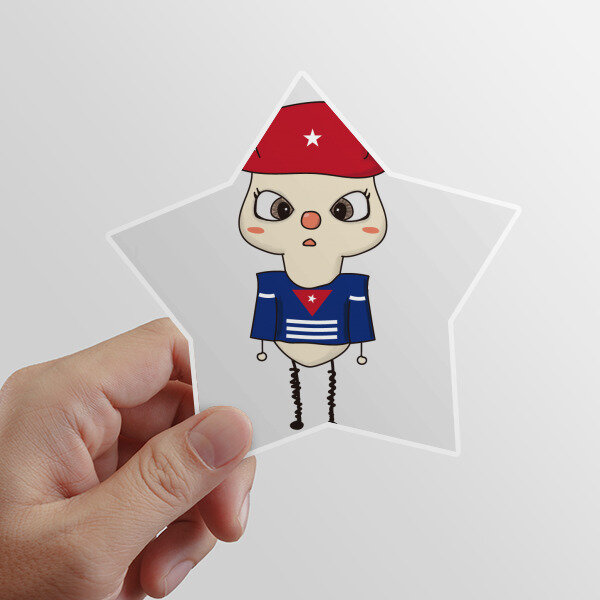 Национальный флаг Кубы национальный флаг острова у звезд наклейка