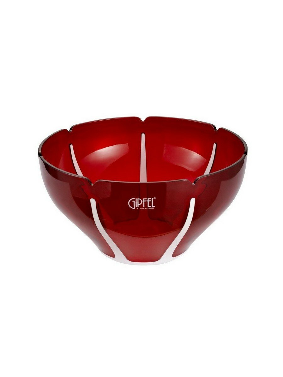 Салатница GIPFEL 9445 AMADEUS белый/красный