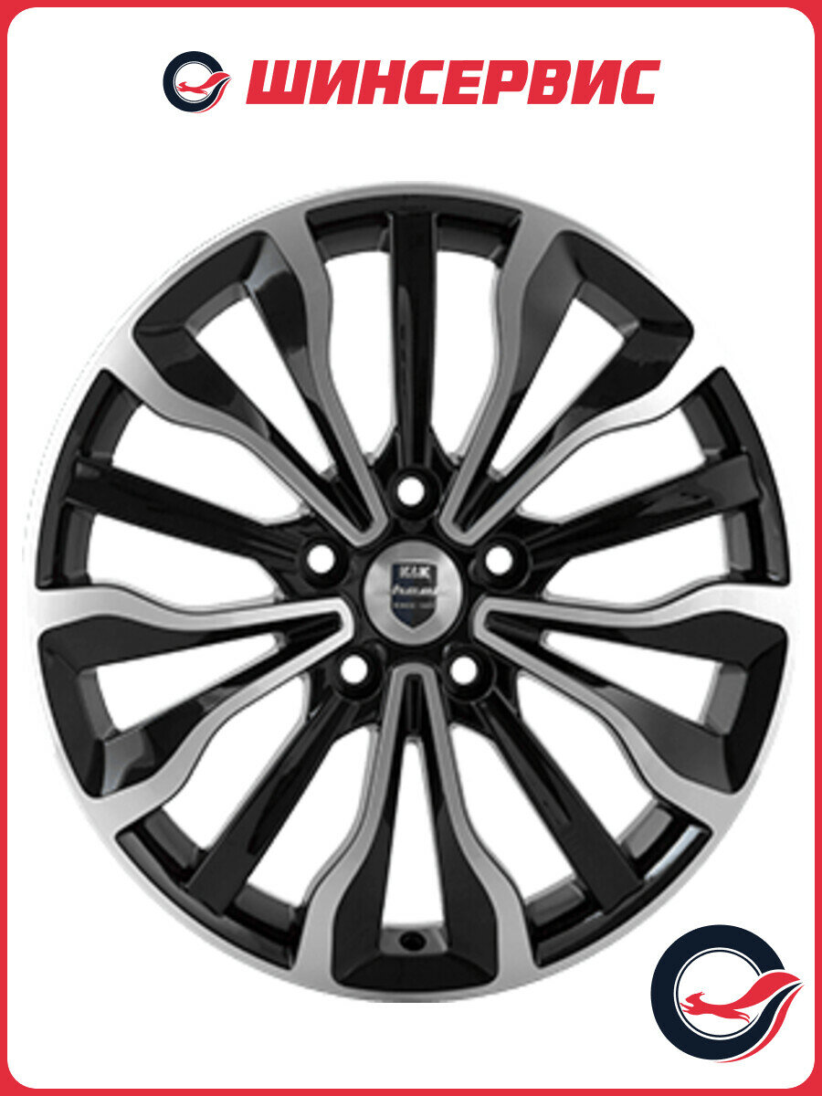 Литой колесный диск КиК Атакама R17x6.5J 5x114.3 ET40 ЦО67.1 для автомобиля