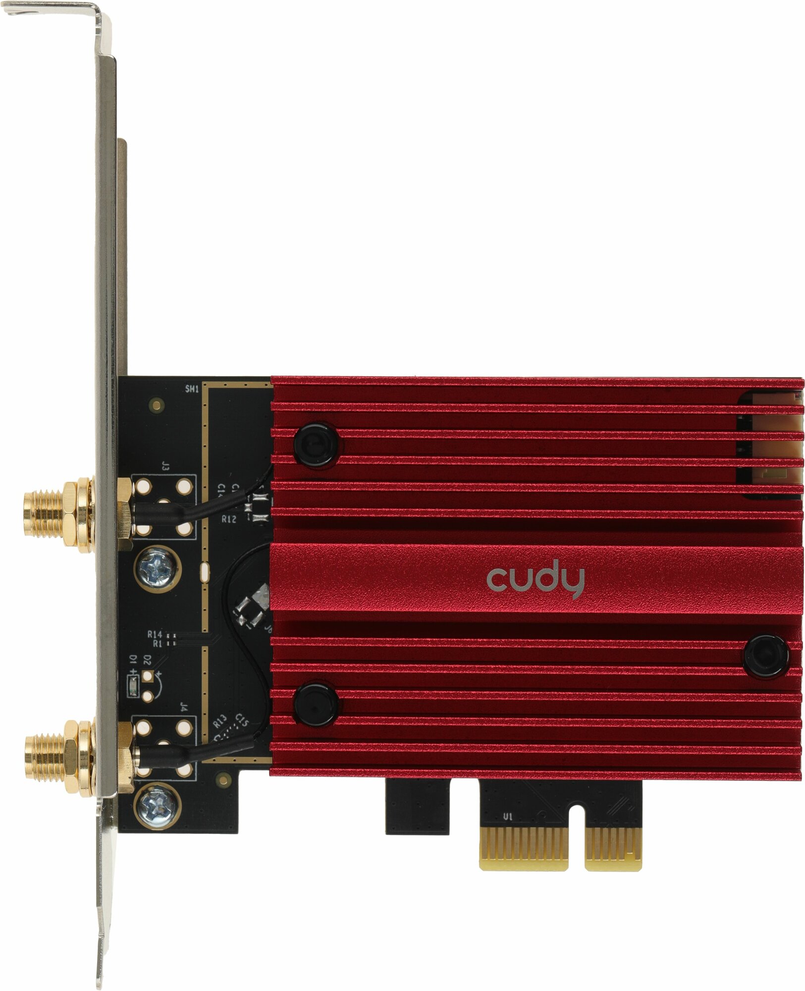 Сетевой адаптер Wi-Fi + Bluetooth Cudy WE3000S АХ5400 PCI Express (ант. внеш. съем) 2ант.