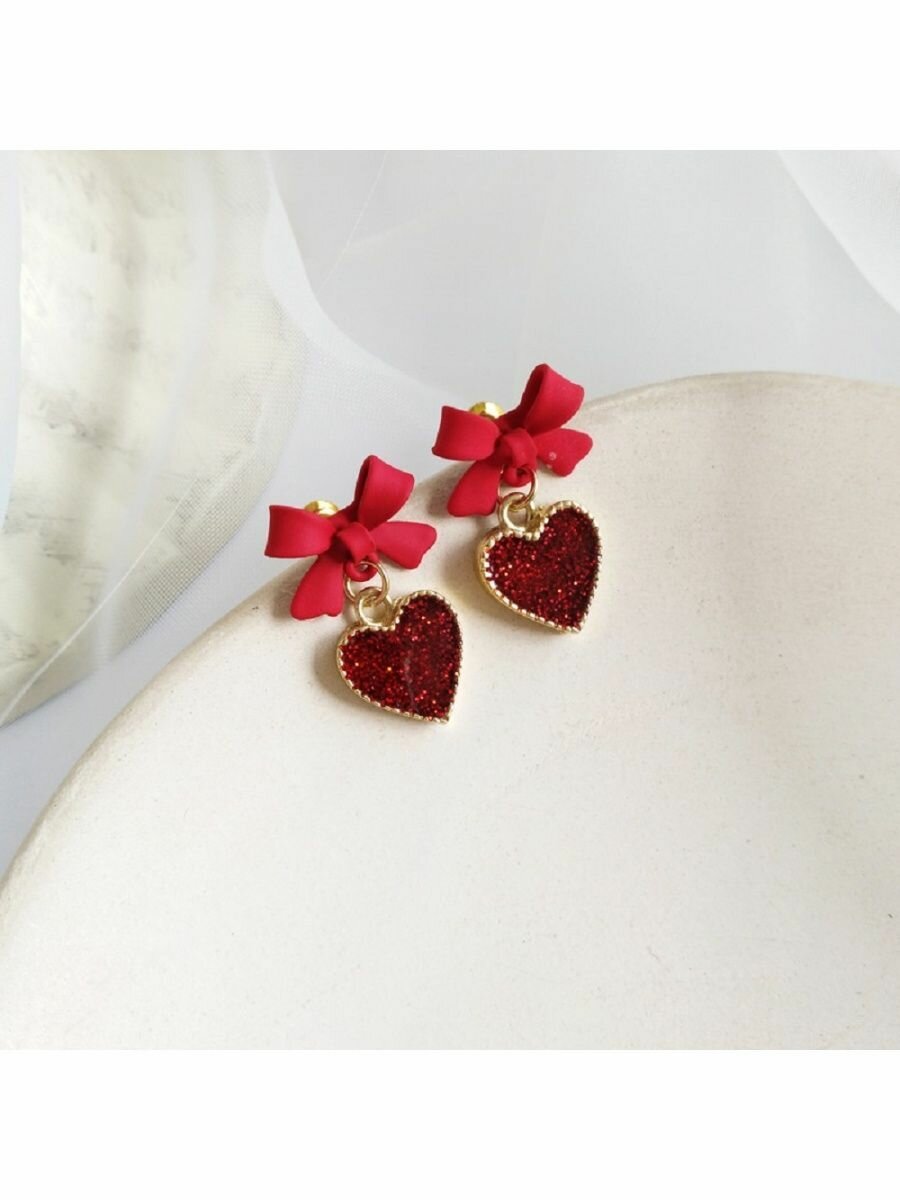 Серьги непарные, акрил