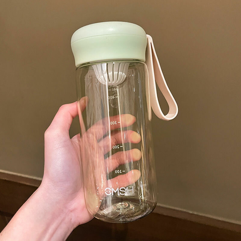 2024 новый мини-стакан для воды для студентов, для девочек, высококачественный термостойкий тритановый стакан для заваривания чая с разделением воды