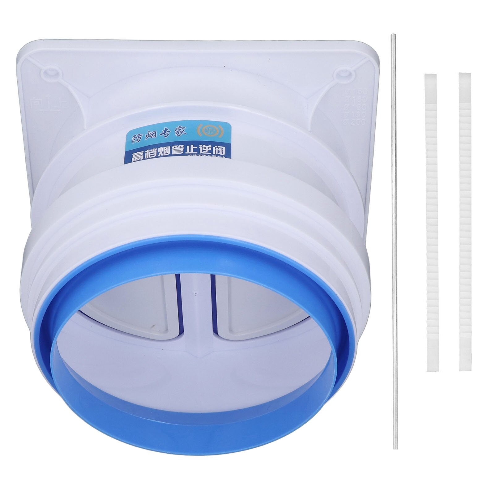 Обратный клапан, блокировка тяги, односторонний ограничитель воздушного потока, соединитель для воздуховода диаметром 160–200 мм.