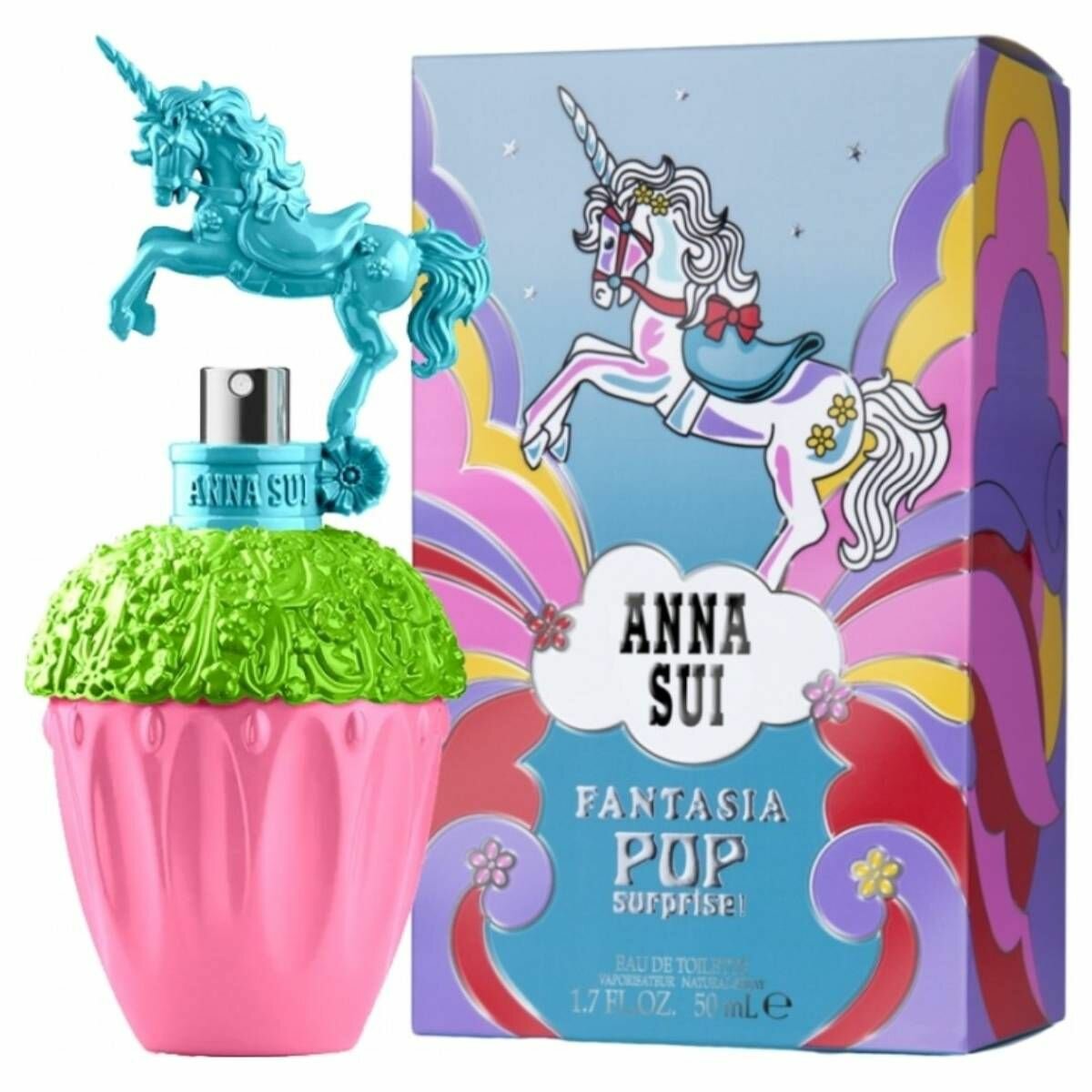 ANNA SUI FANTASIA POP SURPRISE GREEN BLUE Туалетная вода для женщин 50 мл