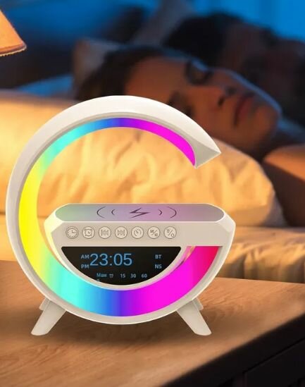 Многофункциональная Bluetooth-колонка с ЖК-дисплеем и будильником и зарядкой BT-3401