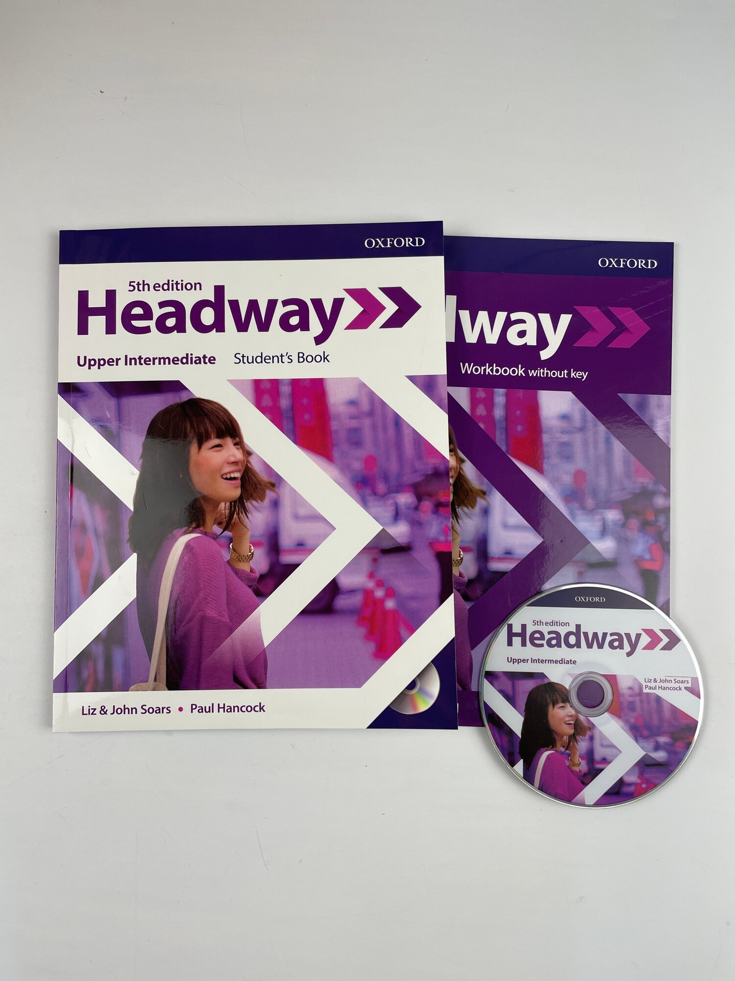 Комплект Headway Upper-Intermediate: Student's book + Workbook + CD. Пятое издание Oxford 5-th edition