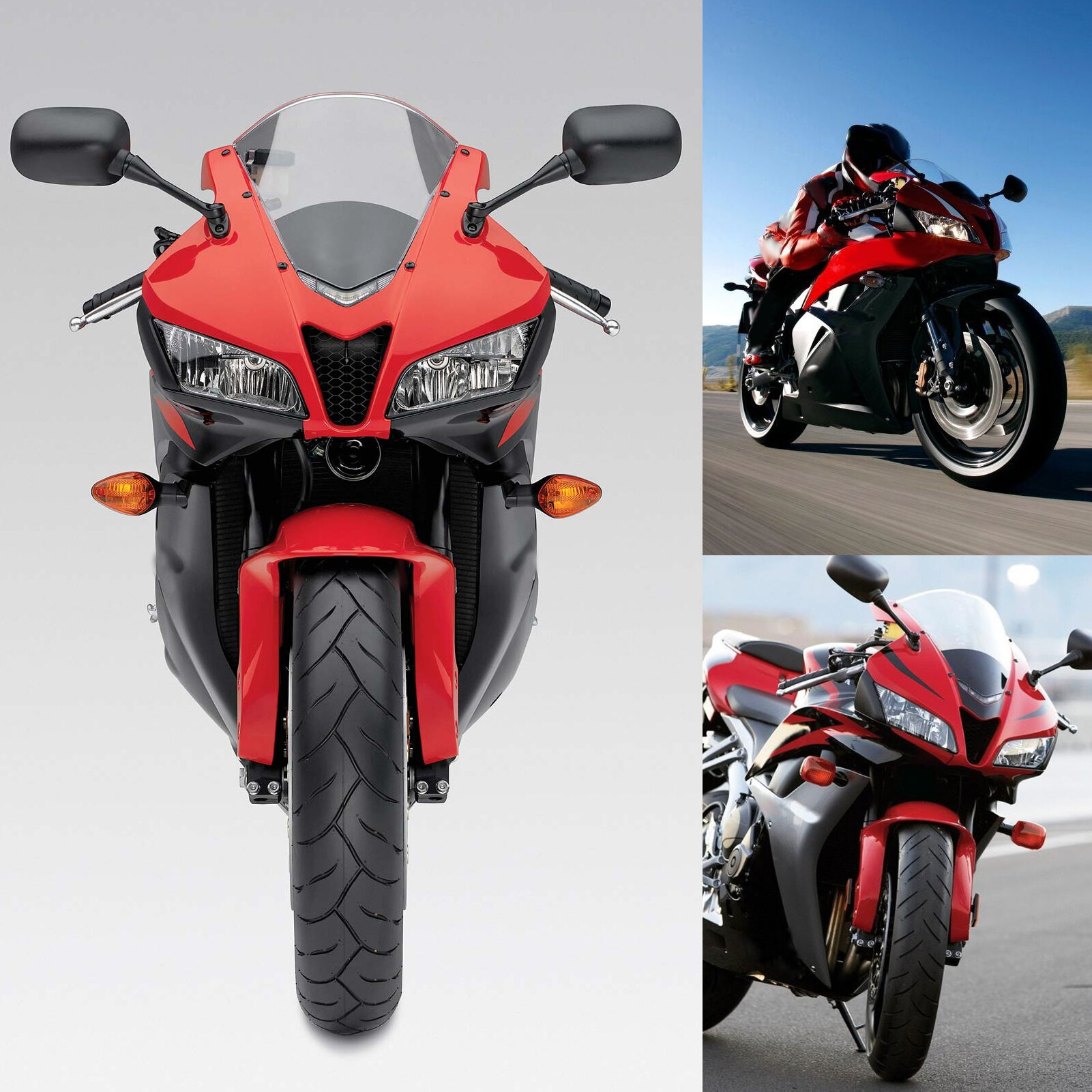 Пара фар для мотоцикла в сборе, левая, правая, корпус, линза, подходит для Honda CBR 600RR 0710