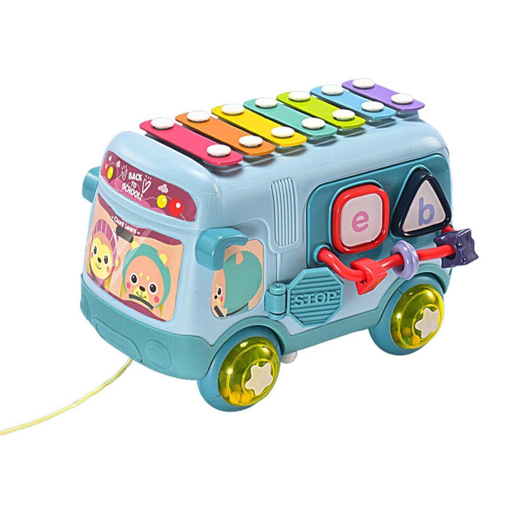 Музыкальные инструменты детские игрушки стучать в фортепиано автобусная форма музыкальная музыка обучение игрушек для координации рук глаз игрушки для детей более 1-3 лет