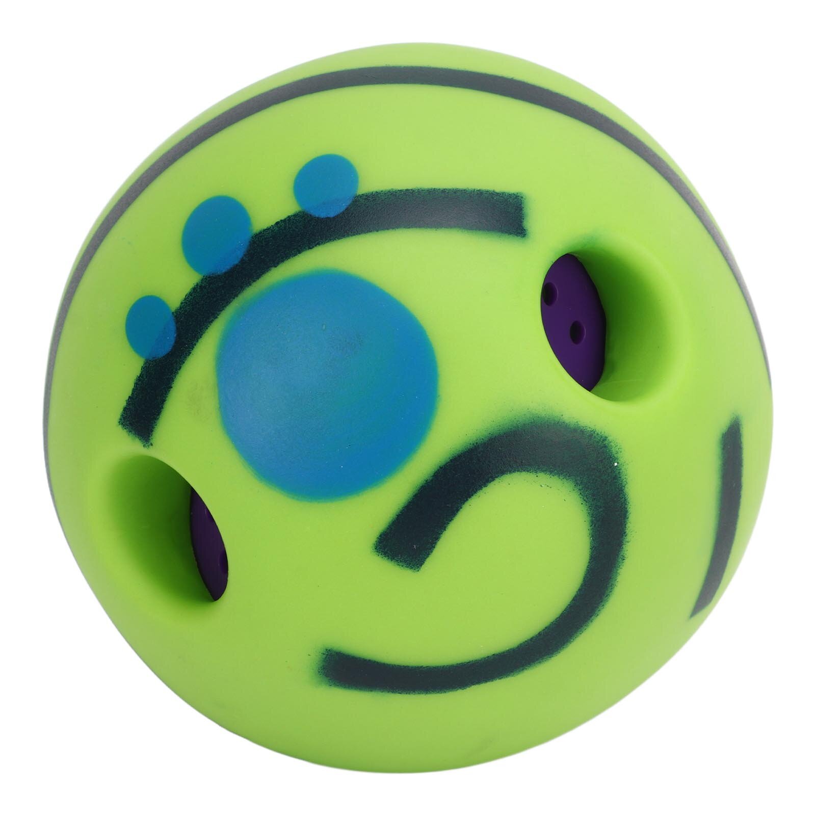 Интерактивная игрушка-мяч для собак Wobble Giggle Dog Ball Towing Outdoor Funny Waggle Dog Chewing Ball Towing для дрессировки и чистки зубов.