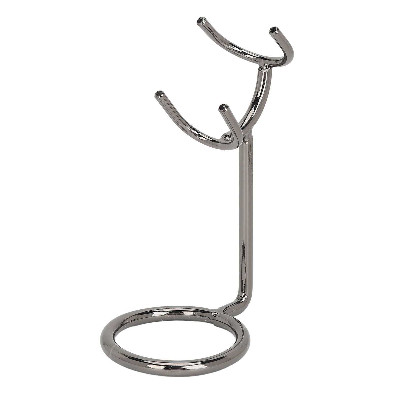 Подставка для бритвы из нержавеющей стали с черными помазками для бритвы с улучшенной вентиляцией