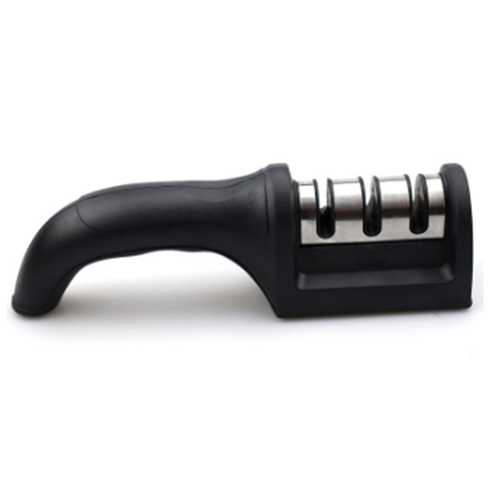 Заточитель ножа 3 слот кухонные ножи затопленные инструменты заточки лезвия для домашней кухни черная