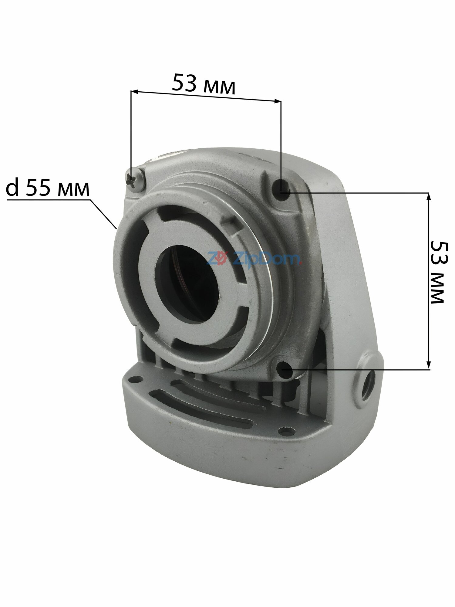 Корпус редуктора (голова УШМ) для ИНТЕРСКОЛ УШМ-150/1300 (крышка, стопор в сборе) 5803020100