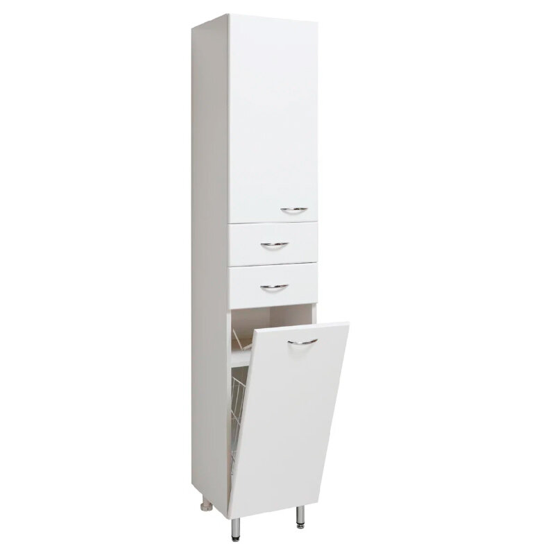 Пенал для ванной Runo Эконом 00000000132 левый