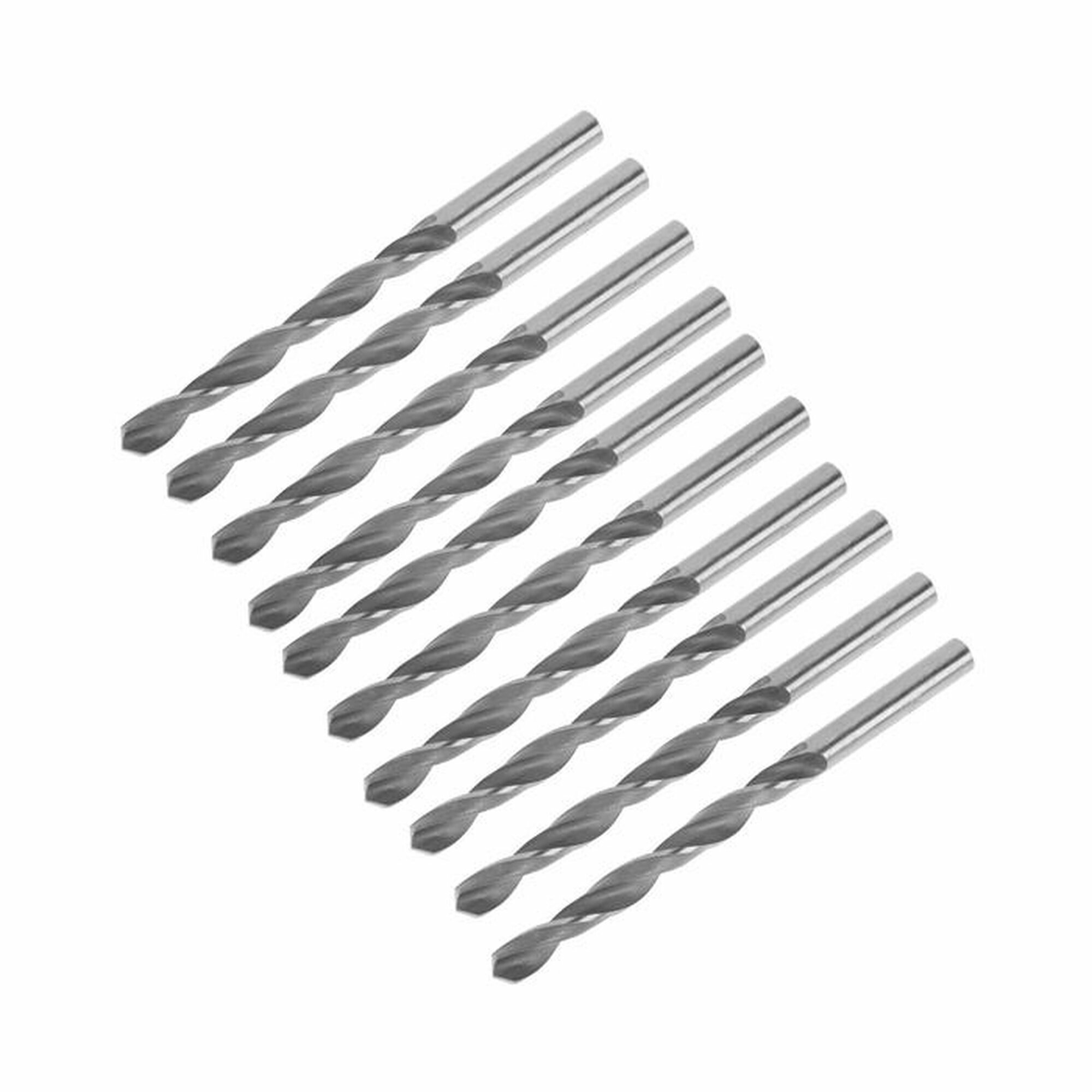 Сверло по металлу тундра, HSS, цилиндрический хвостовик, 6 х 95 мм,10 шт.