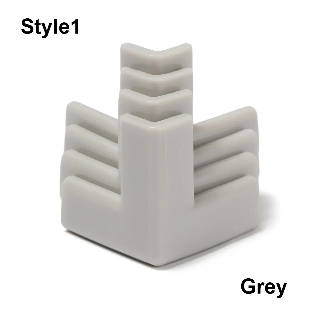 Силиконовые защитные уголки для мебели 4 шт. Серый, 1-Grey
