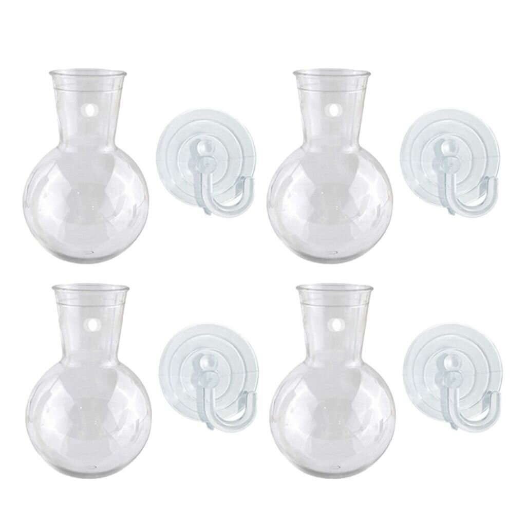 Набор акриловых подвесных ваз для цветов