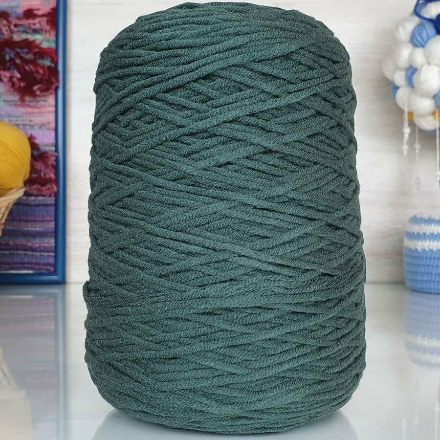 Пряжа M&h SOLOVEY 63 болото (1 моток)