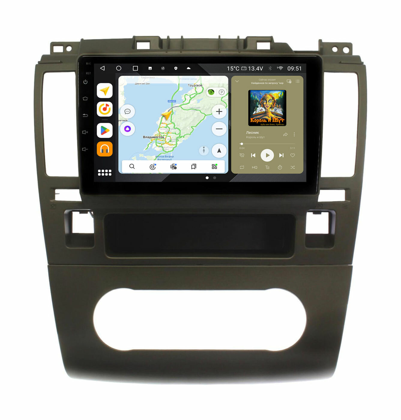 Магнитола Nissan Tiida 2004 - 2012 / 9 дюймов, 4/64GB, 8 ядер, DSP, 4G, Android 10 / Wide Media