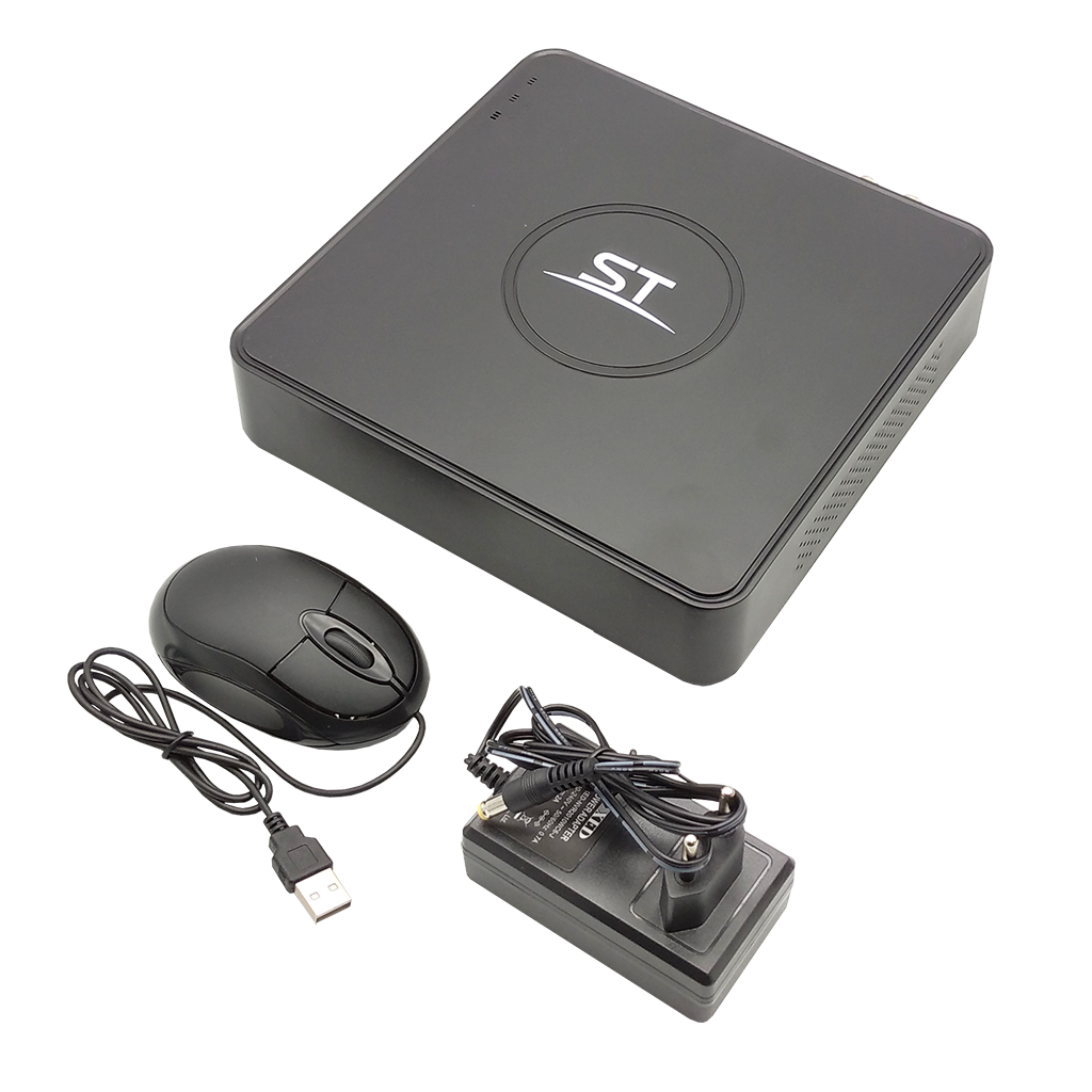 Видеорегистратор гибридный ST-HVR-S0405X20, 4-х канальный до 5МР 1 HDD LIGHT