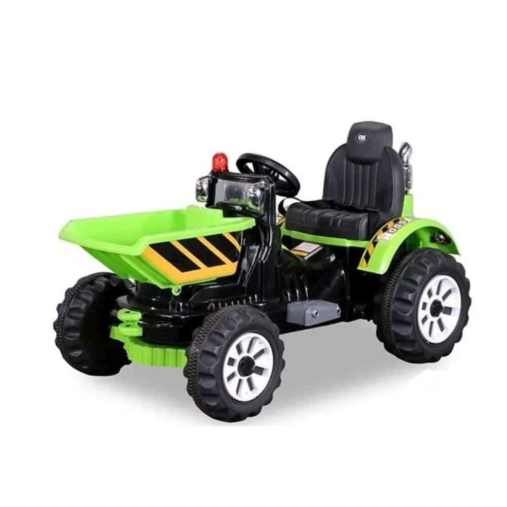 Детский электромобиль трактор на аккумуляторе зеленый Jiajia JS328C-G