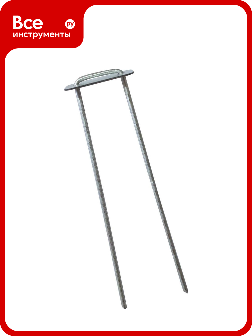 Садовые скобы Delta-Park FIX для геотекстиля GB, 100 шт. skobafix100 из спиральной проволоки