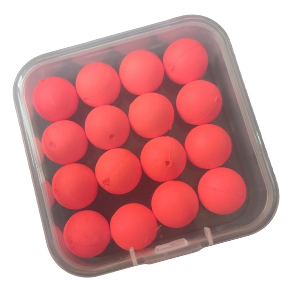1 комплект из 16 штук, вспененные плавающие шарики для ловли карпа, европейский набор для ловли карпа, плавающие шарики, плавучая приманка-красный