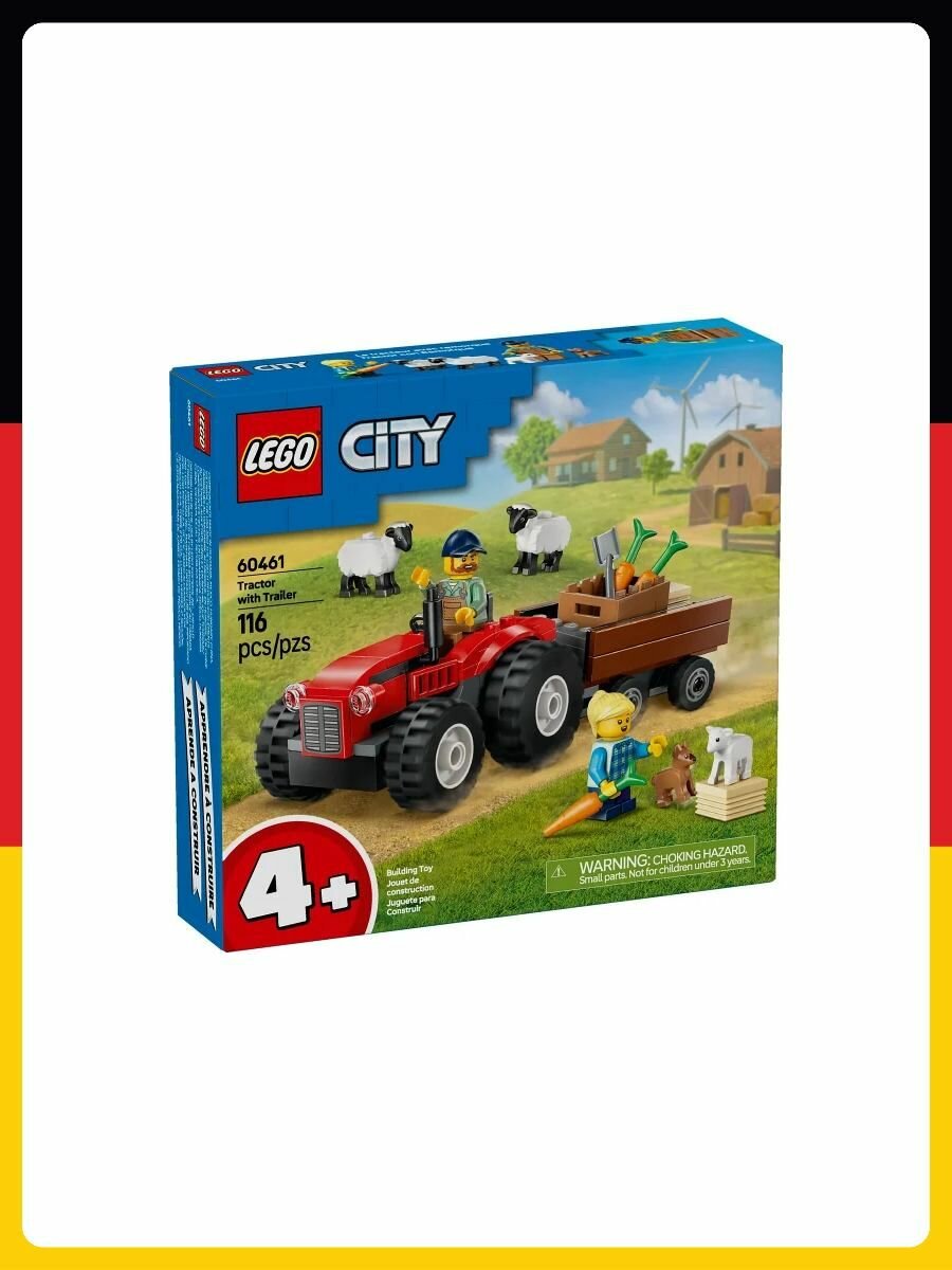 Конструктор LEGO 60461 City Трактор с прицепом