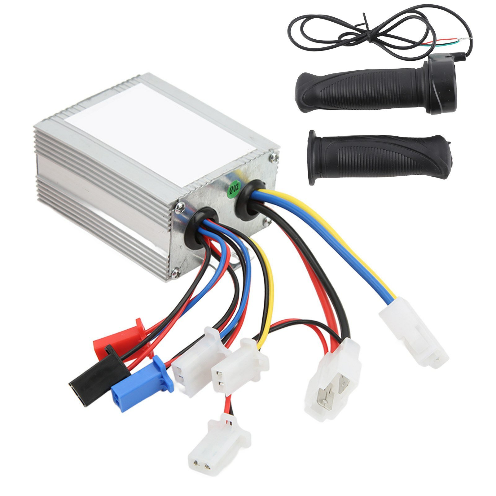 36 В 500 Вт моторный контроллер скоростной щетки с сплавом алюминиевого сплава с закручиванием дроссельной заслонки для электрического велосипедного скутера