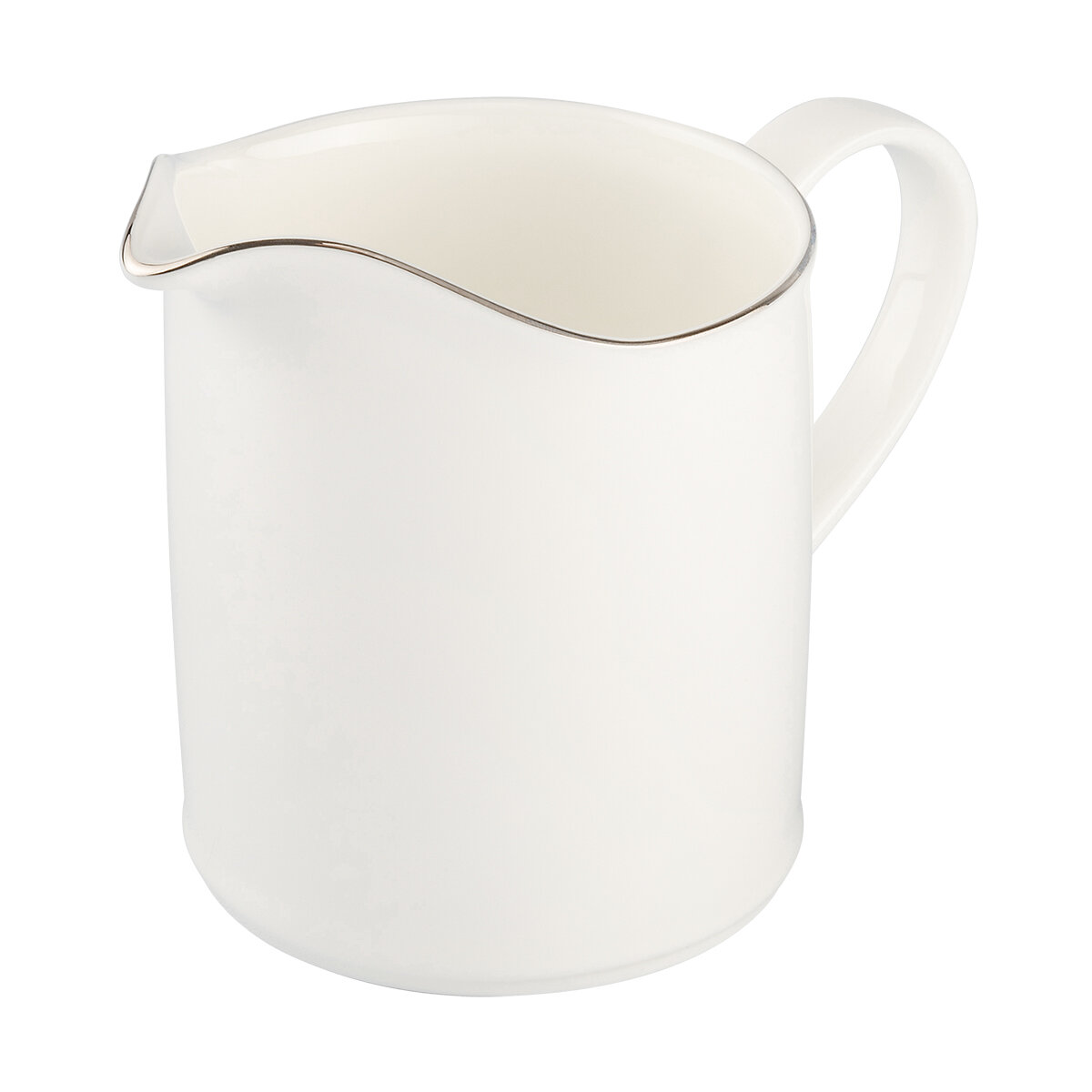 Молочник Gipfel "Platinum" 51542, костяной фарфор, 300 мл, с ручкой