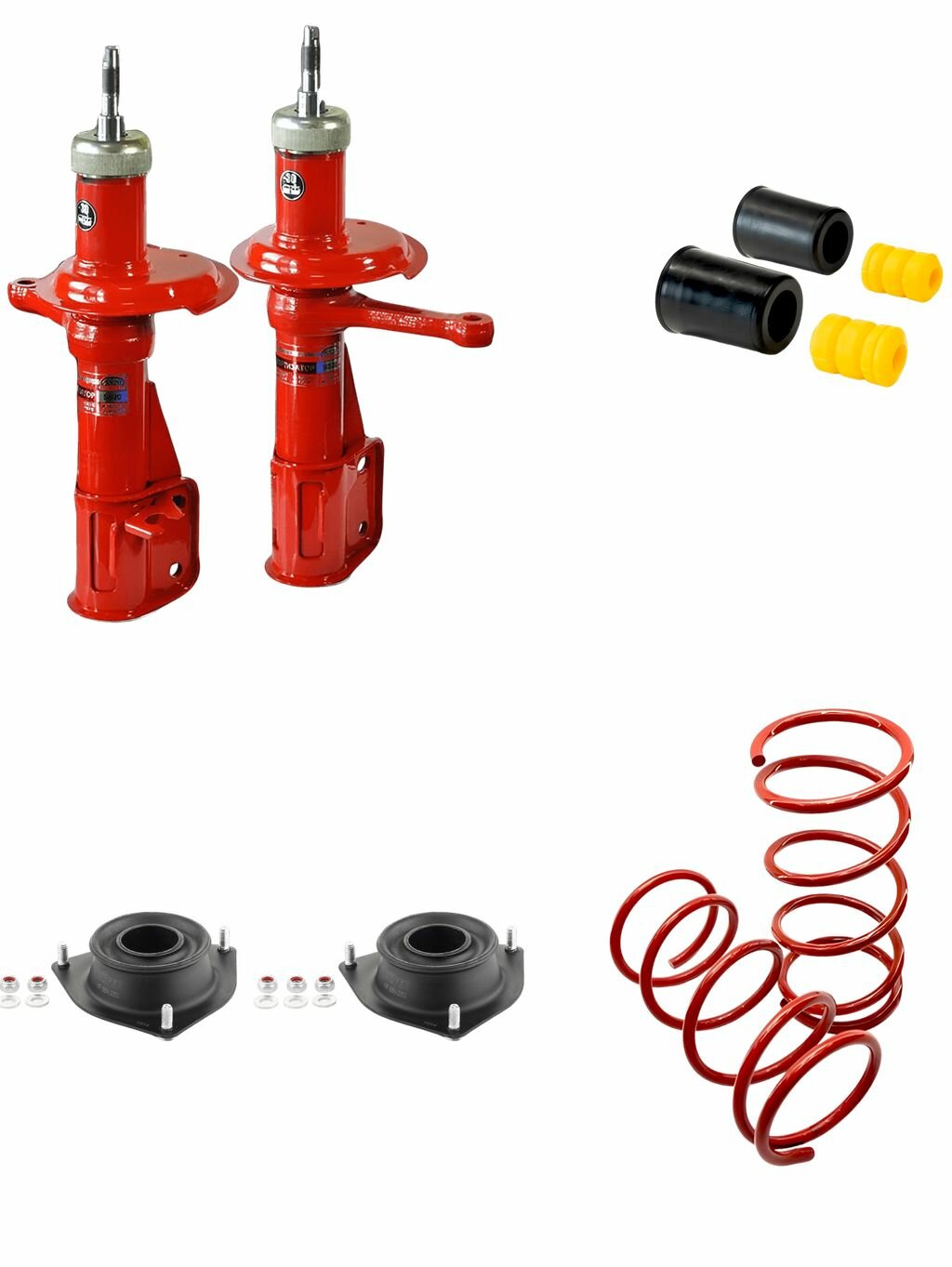 Передний комплект стоек Ваз 2114 SS20 "RACING спорт" -50- Артикул: BND-084992-077-2114 - Производитель: Россия