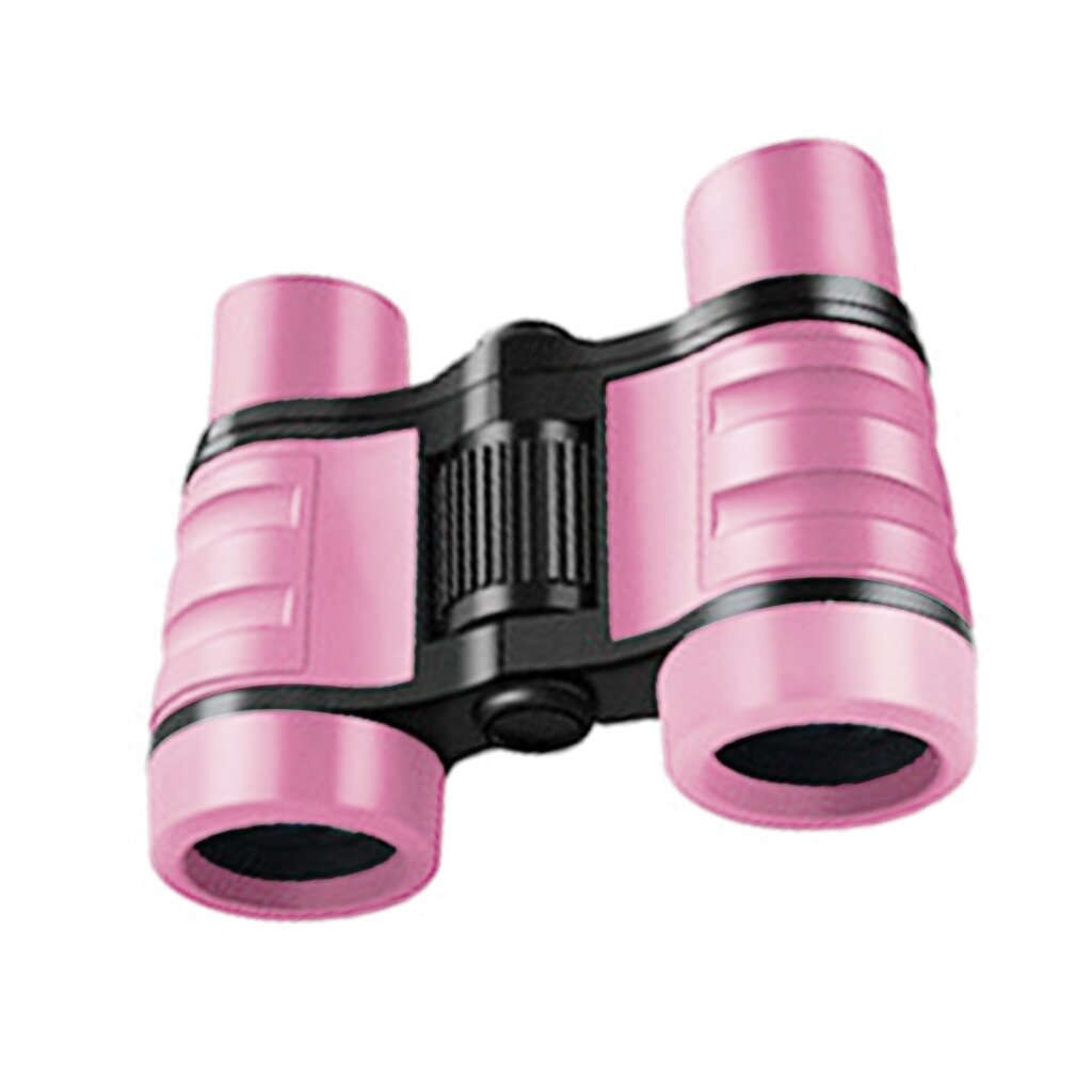 Игрушка, Детский бинокль с цветной резиновой ручкой, нескользящий игрушечный бинокль-розовый